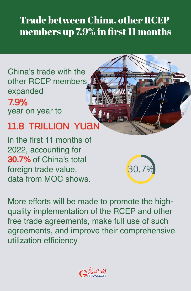 Infographic: Trade between China, other RCEP members up 7.9 pct in ...